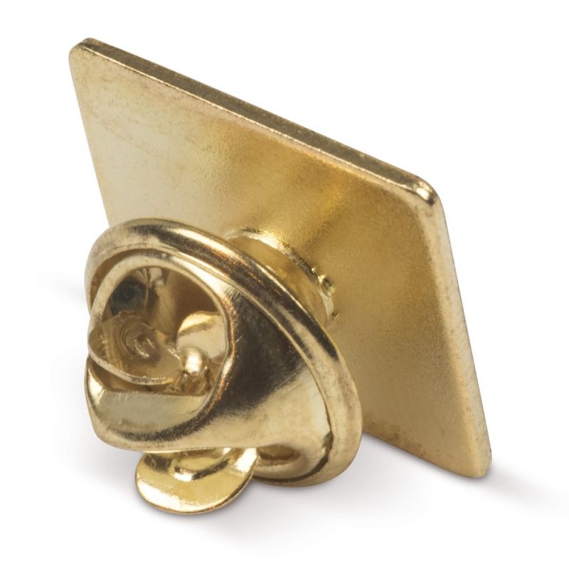 Metal pin, square 15x15mm | Gold satin | A53-LT99744-N0092